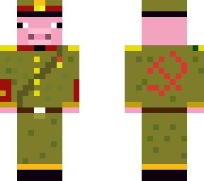 Soviet Pig | Minecraft Skin