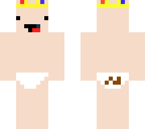 king baby derp | Minecraft Skin