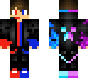 red and blue skin | Minecraft Skin