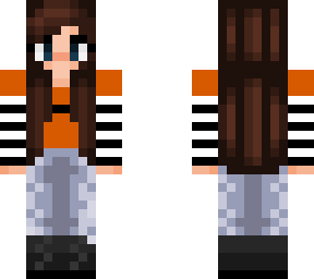 Aesthetic Halloween Girl | Minecraft Skin