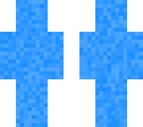 A Creeper Hold Light Blue Wool | Minecraft Skin