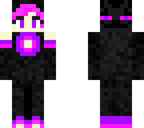 Neon enderman Girl | Minecraft Skin