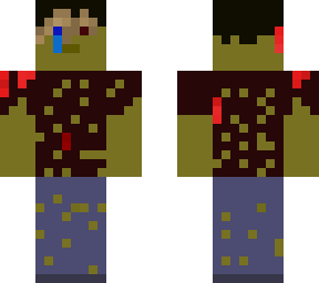 Bloody Gory Zombie | Minecraft Skin