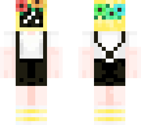 tv head girl | Minecraft Skin