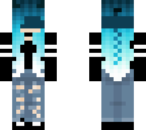 blue demon | Minecraft Skin