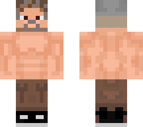 Mature Muscle Man | Minecraft Skin
