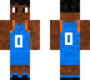 Russel Westbrook OKC | Minecraft Skin