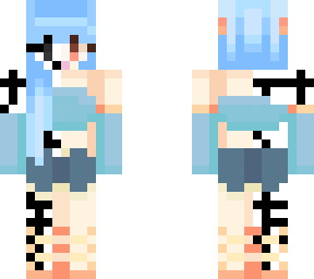 Half Skeleton Half Human | Minecraft Skin