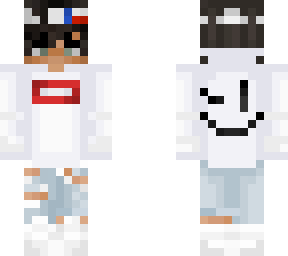 supreme boy winkey face | Minecraft Skins