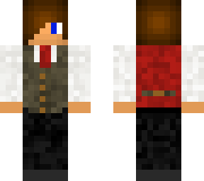 Tweed Waistcoat Boy | Minecraft Skin