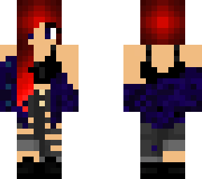 Cute Emo Girl | Minecraft Skin