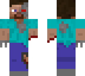 Cyborg Steve | Minecraft Skin