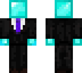 diamond man with suit | Minecraft Skin