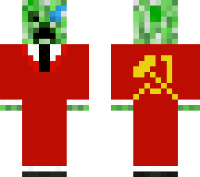 USSR Creeper Sans | Minecraft Skin