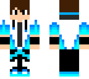 Blue flame | Minecraft Skin