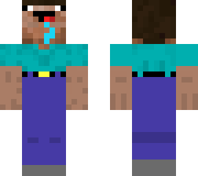 Noob Steve with secret face | Minecraft Skin