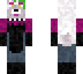 Silver Wolf (from the FNaF Wold Teaser) | Minecraft Skin