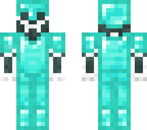 Skeleton in Diamond Armor | Minecraft Skin
