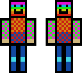 rainbow guy | Minecraft Skin