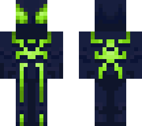 SPIDERMAN -NEON GREEN | Minecraft Skin