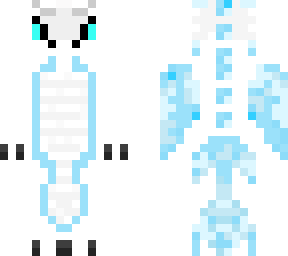 white dragon hybrid | Minecraft Skin