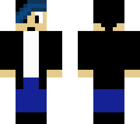 Blue Emo Hair | Minecraft Skin