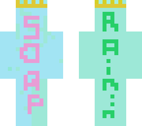 raining soap | Minecraft Skin