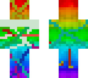 Rainbow Steve | Minecraft Skins