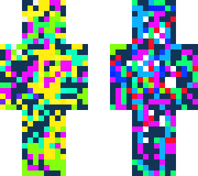 color explosion | Minecraft Skin