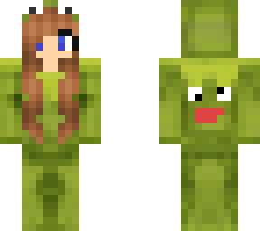 Frog Girl | Minecraft Skin