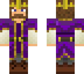 Medieval King Purple | Minecraft Skin
