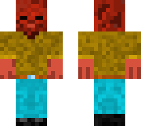 warped red zombie | Minecraft Skin