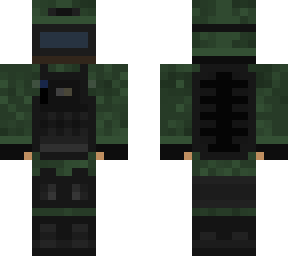 Serbian Soldier M12 | Minecraft Skin