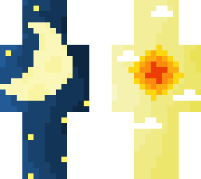 The Sun and Moon | Minecraft Skin