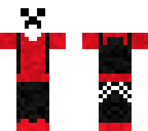 Red Gamer Creeper | Minecraft Skin