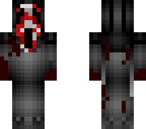 Red eyes bloody ghostface | Minecraft Skin