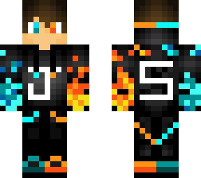 josh fire and ice | Minecraft Skin