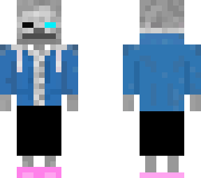 Sans but he's a MC Skeleton (Zipped) | Minecraft Skin