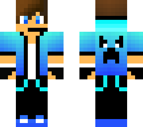Blue Creeper | Minecraft Skins
