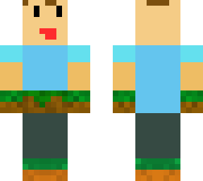 dirt block guy | Minecraft Skins
