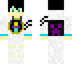 WHITE FPC Jacket 4pixel arm this time | Minecraft Skin