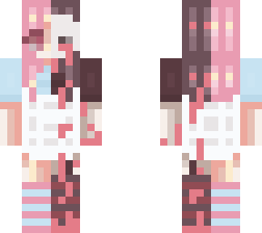 Hiding behind a mask - Halloween skin | Minecraft Skin