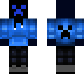 Blue Creeper | Minecraft Skins