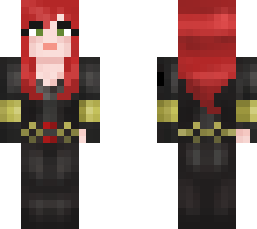 Marvel Comics Classic - Black Widow | Minecraft Skin