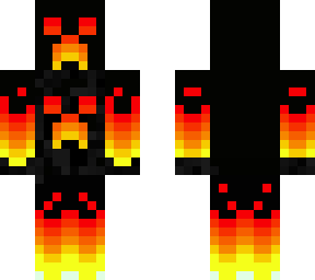 Fire Creeper | Minecraft Skins