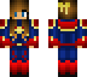 Captain Marvel | Minecraft Skin