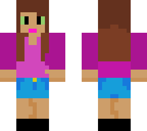 Regular Human Being, chica. | Minecraft Skin