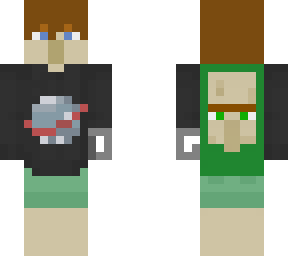 me with a villager cape | Minecraft Skin