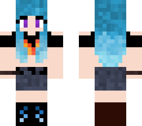 Blue girl | Minecraft Skin