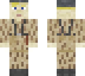 East German (DDR/GDR) NVA Soldier Strichtarn | Minecraft Skin